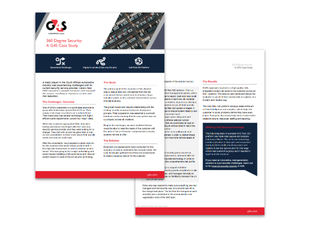 360 Degree Security | G4S Global