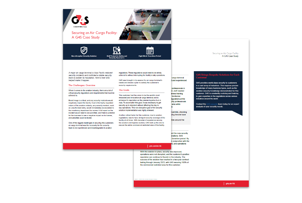 Securing an Air Cargo Facility | G4S Global